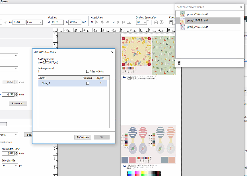 Nesting: Job details does not allow to hide a file, the OK button is ...