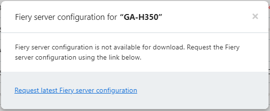 How to get Fiery Configuration Sheets from Fiery IQ